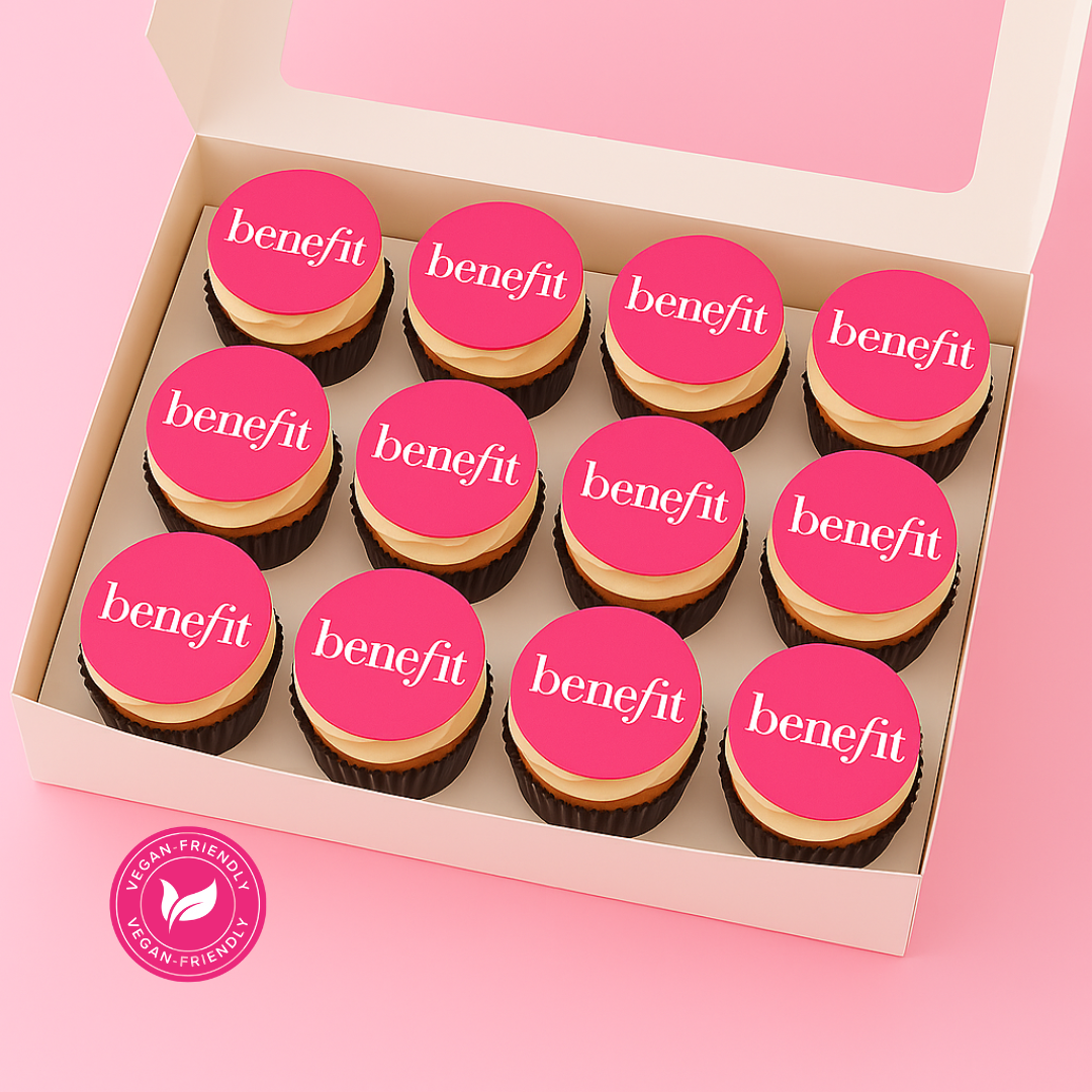 Mini Vegan Branded Cupcakes | Sugar Rush Bakery – Sugar Rush Bakery ...