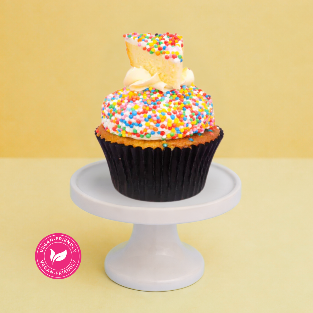 Vegan Fairy Bread Cupcake | Sugar Rush Bakery Perth – Sugar Rush Bakery ...