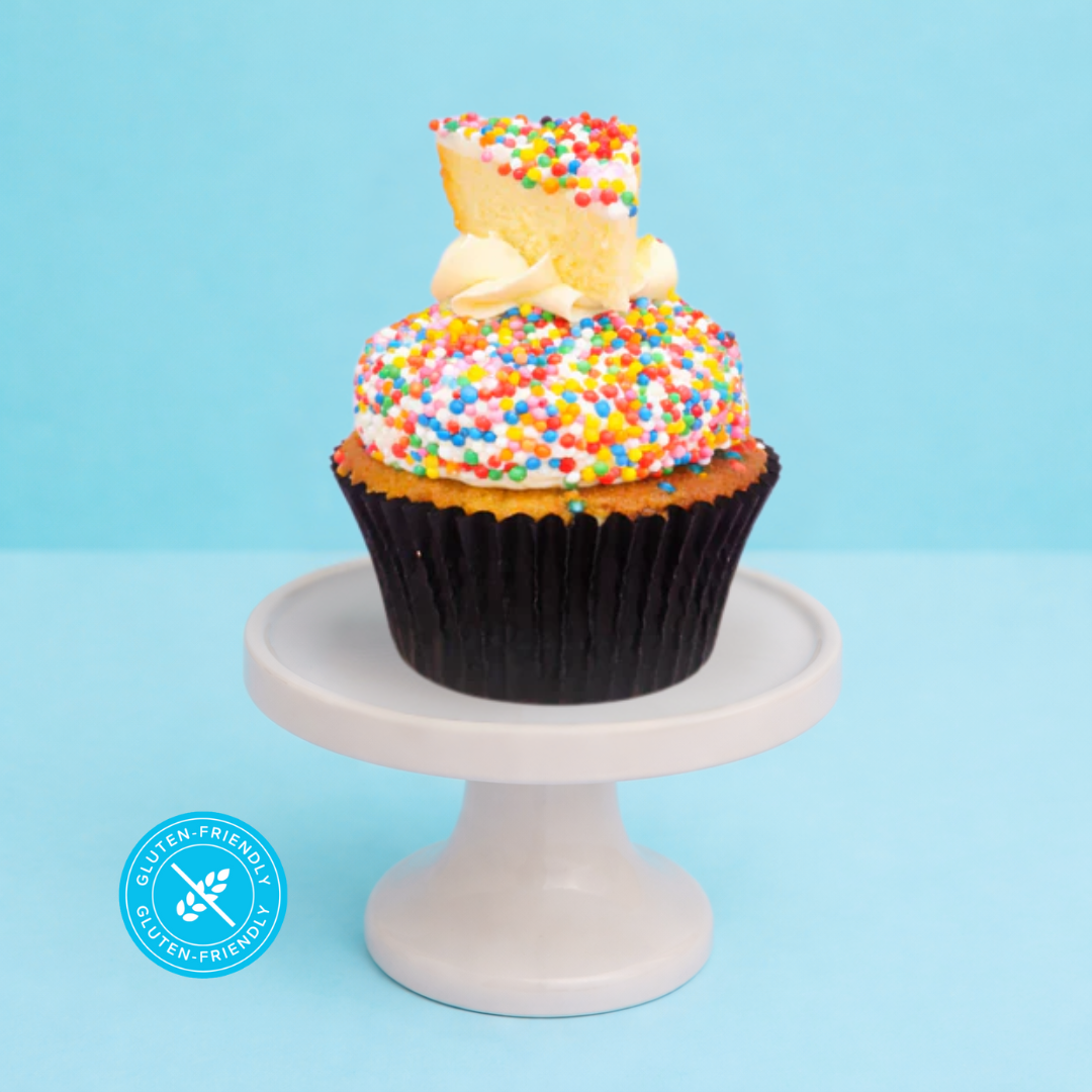 Birthday Gluten-Friendly Cupcake | Sugar Rush Bakery – Sugar Rush ...