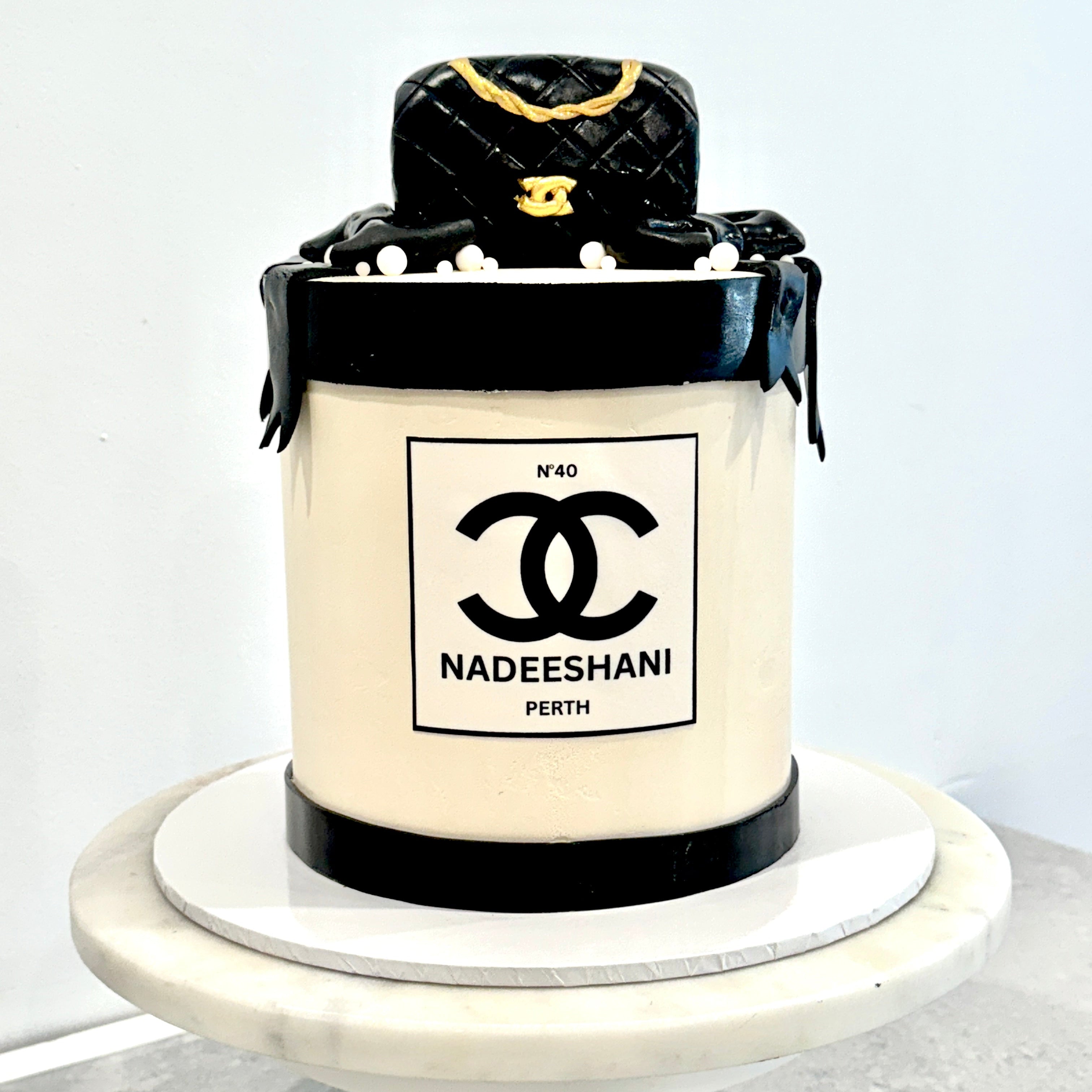 Chanel Cake | Sugar Rush Bakery – Sugar Rush Bakery Cupcakes Cakes