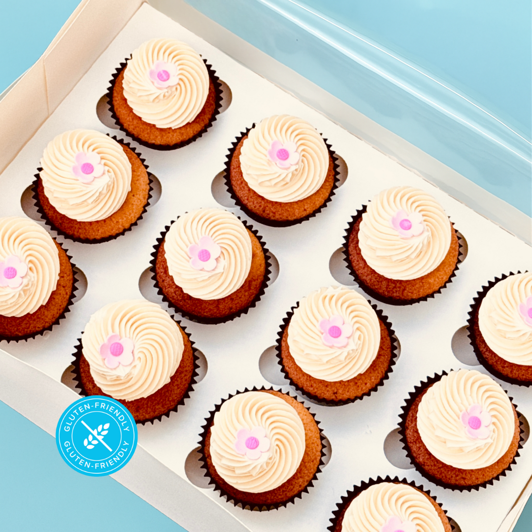 Mini Gluten-Friendly Vanilla Bean Cupcakes | Sugar Rush Bakery Perth ...